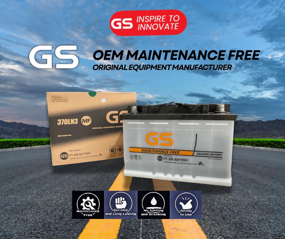 GS 370LN3 ( DIN 66 ) OEM Maintenance Free Car Battery for Toyota ...
