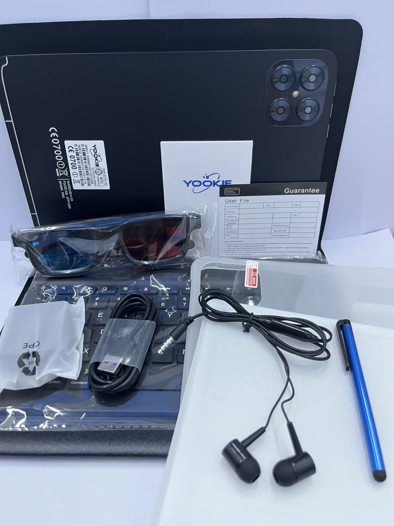 5G Android Tablet 10-inch SPARK TAB Android 14 12GB+512GB 6000mAh Dual Camera Dual SIM Tablet ...