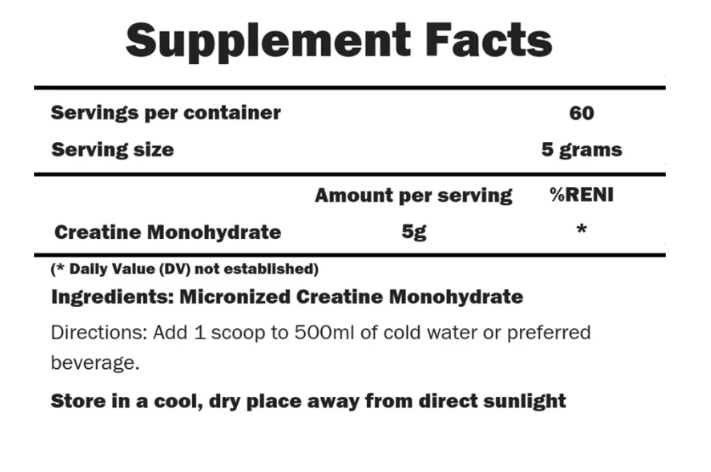 Active Athlene Creatine Monohydrate For Muscle Growth Power Health ...