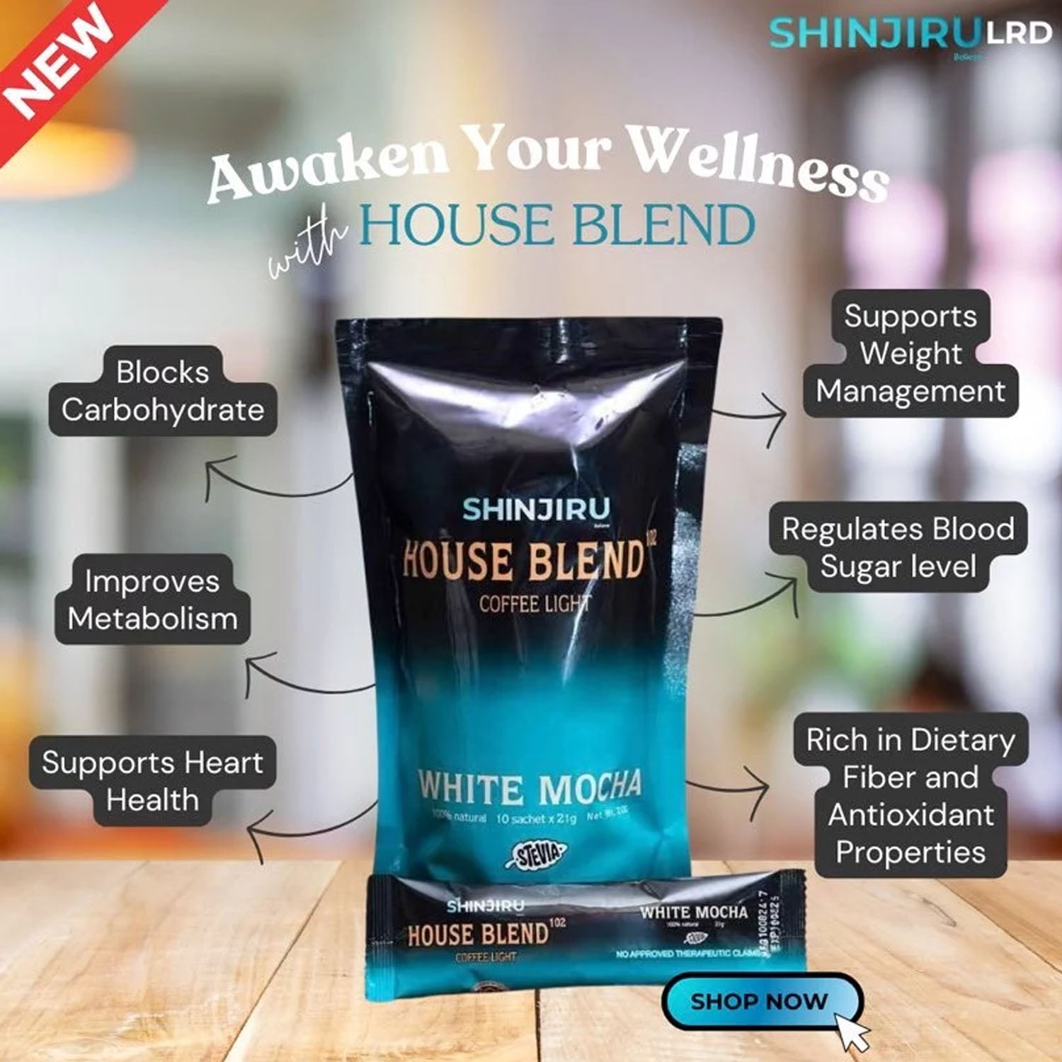 Shinjiru Balanced Burn Quartet | 2 House Blend Coffee + 2 Red Lava ...