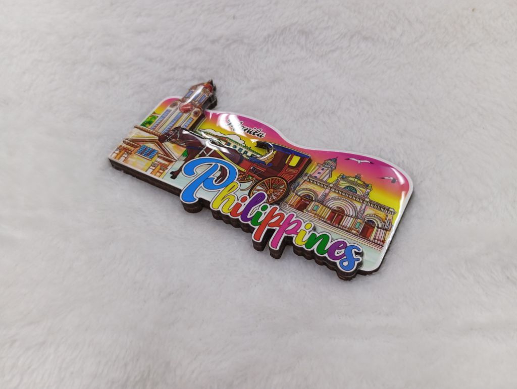 Manila Wooden Ref Magnet Souvenir Collection Colorful Manila Souvenirs ...