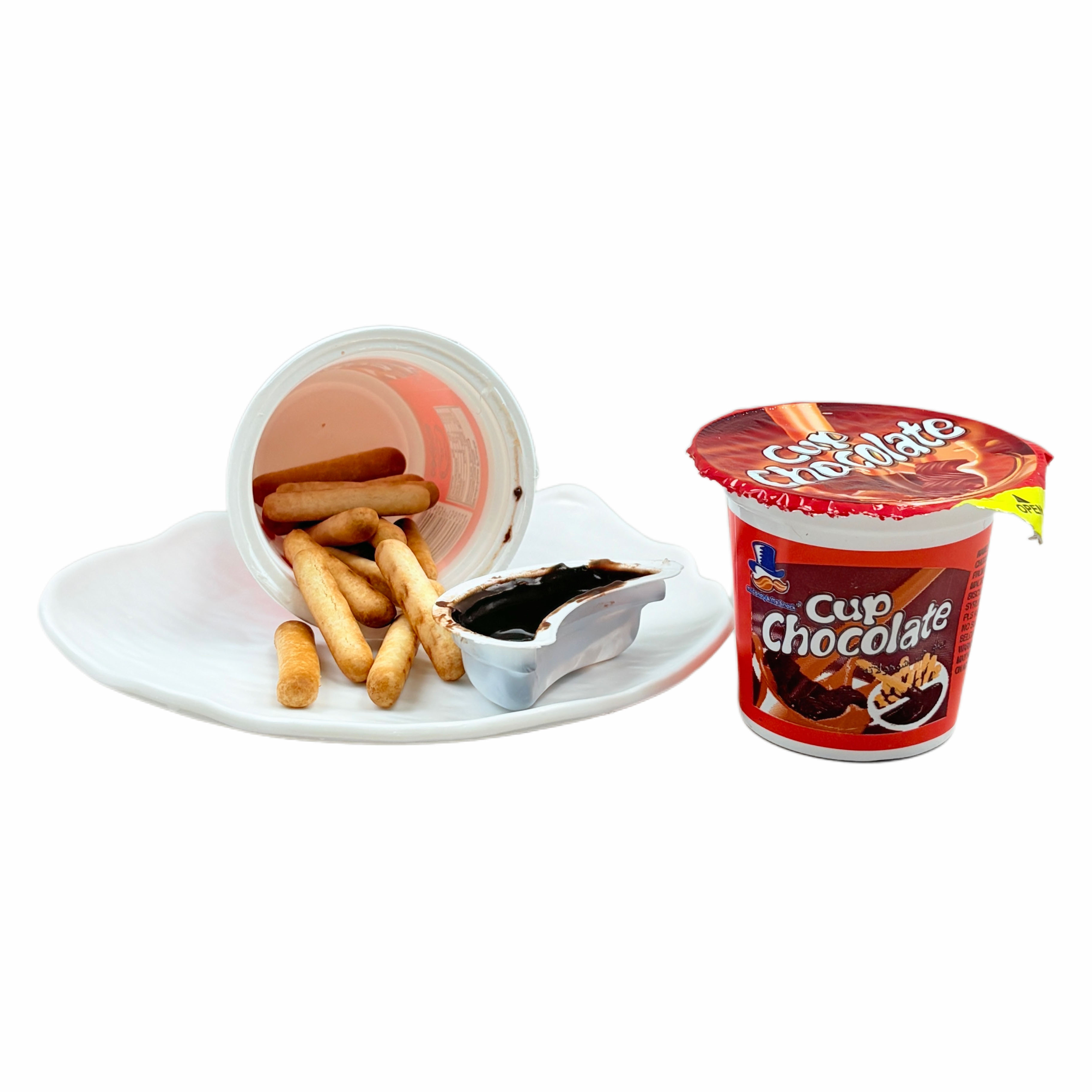【Buy1Take1】20pcs Chocolate Cup Dip Sauce Biscuit Chocolate Sauce kids ...