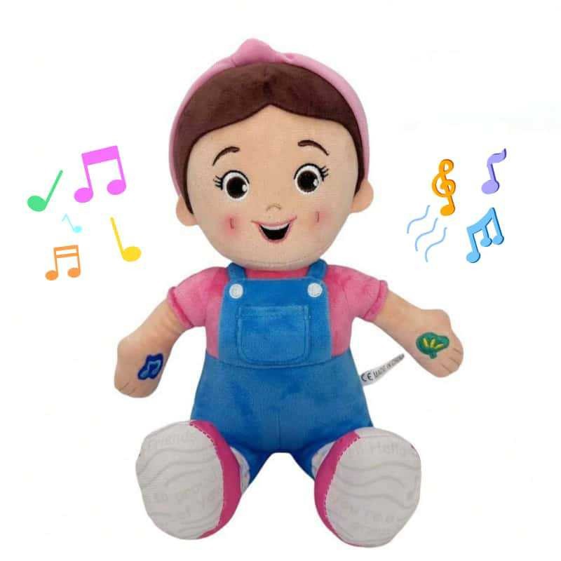 Ms Rachel Talking Doll - Soft Cuddly Plushie with Educational Songs ...