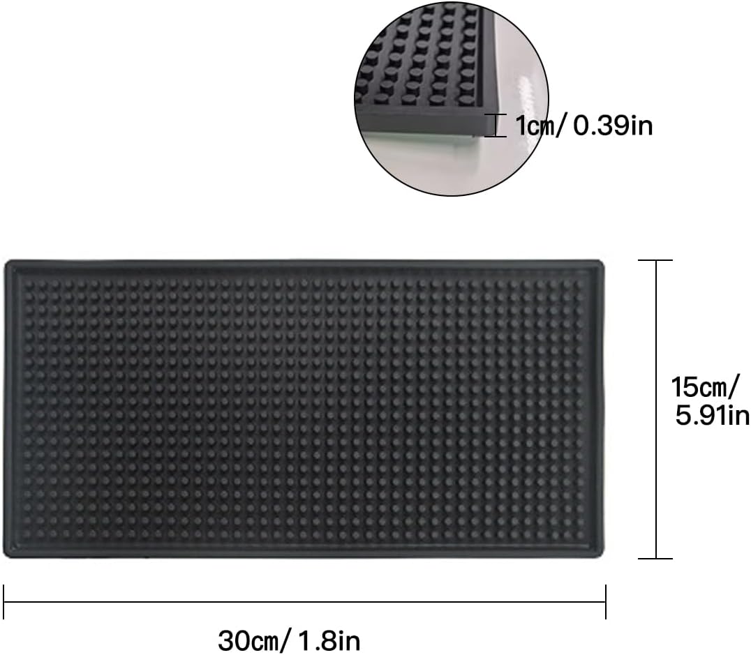 Bar Mat Rubber Bar Service Spill Mat for Cocktail Bartender Coffee Bar ...