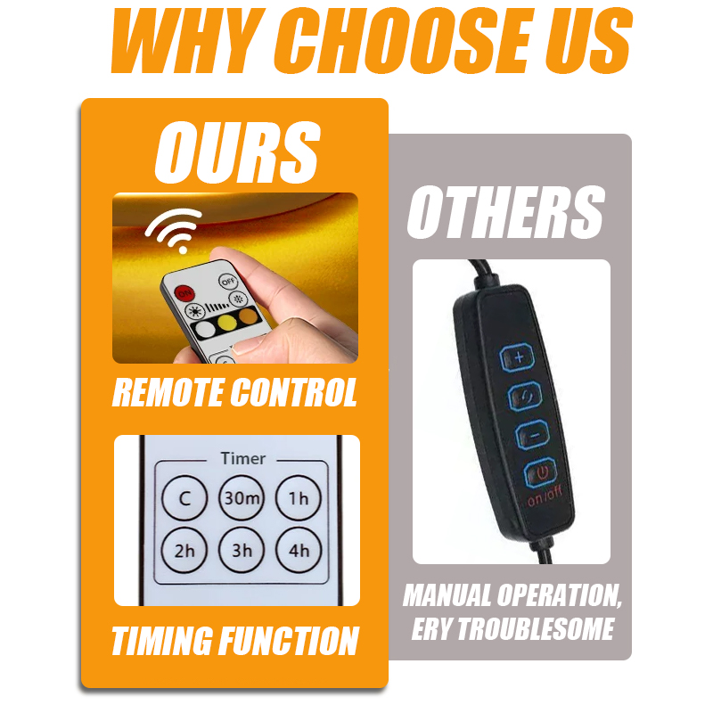 UORRIS LED Folding Metal Desk Lamp Clip On Light Clamp Long Arm Table ...