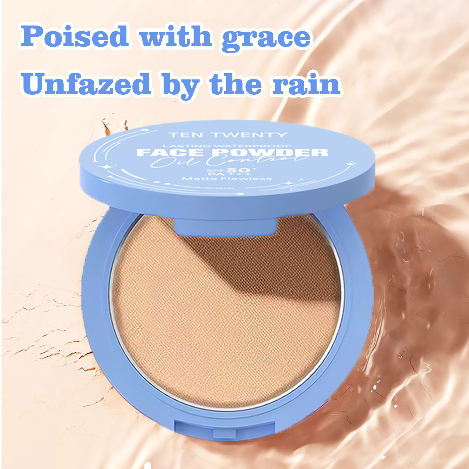 TEN TWENTY 4 colors Oil Control Matte Face PowderLon 912 g Lasting ...