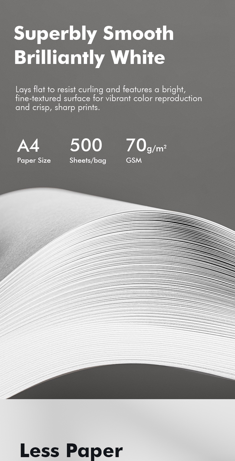 DELI X BANTEX 500 Sheets A4 Copy Paper Double-Sided Bond Paper High ...