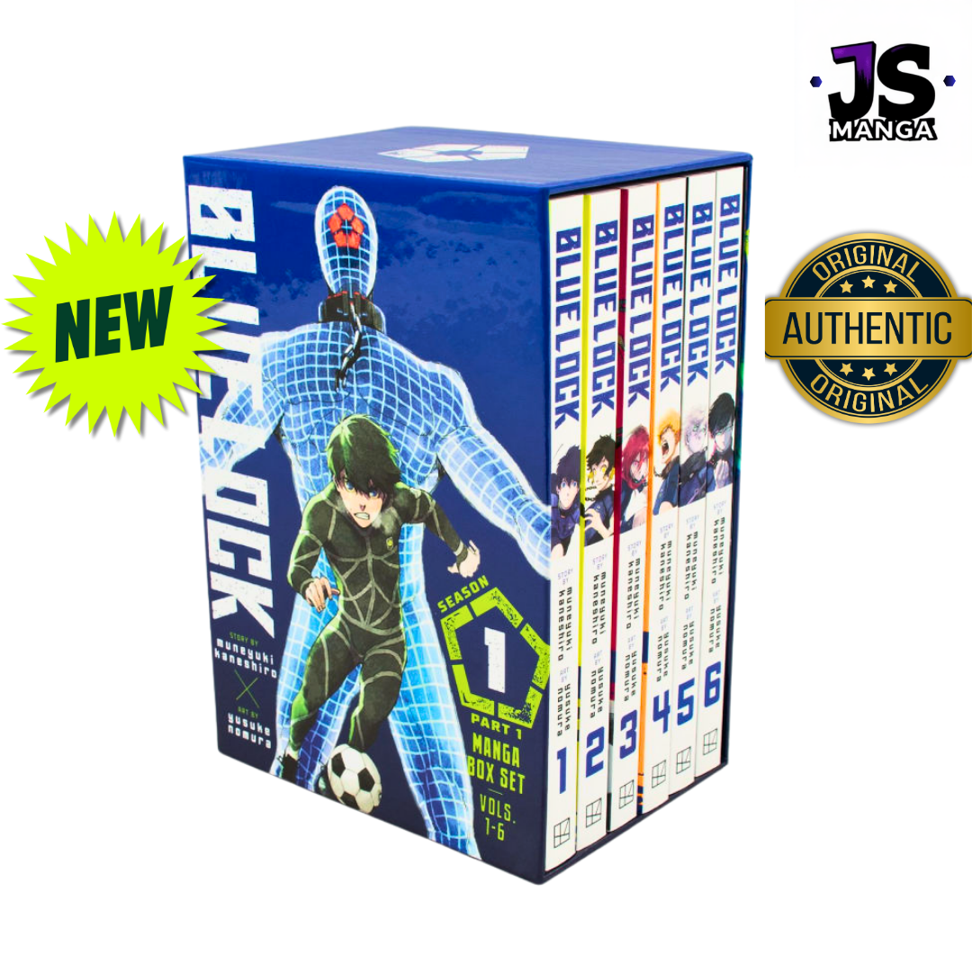 Blue Lock Season 1 Part 1 Box Set: Vols. 1 to 6 plus double-sided ...