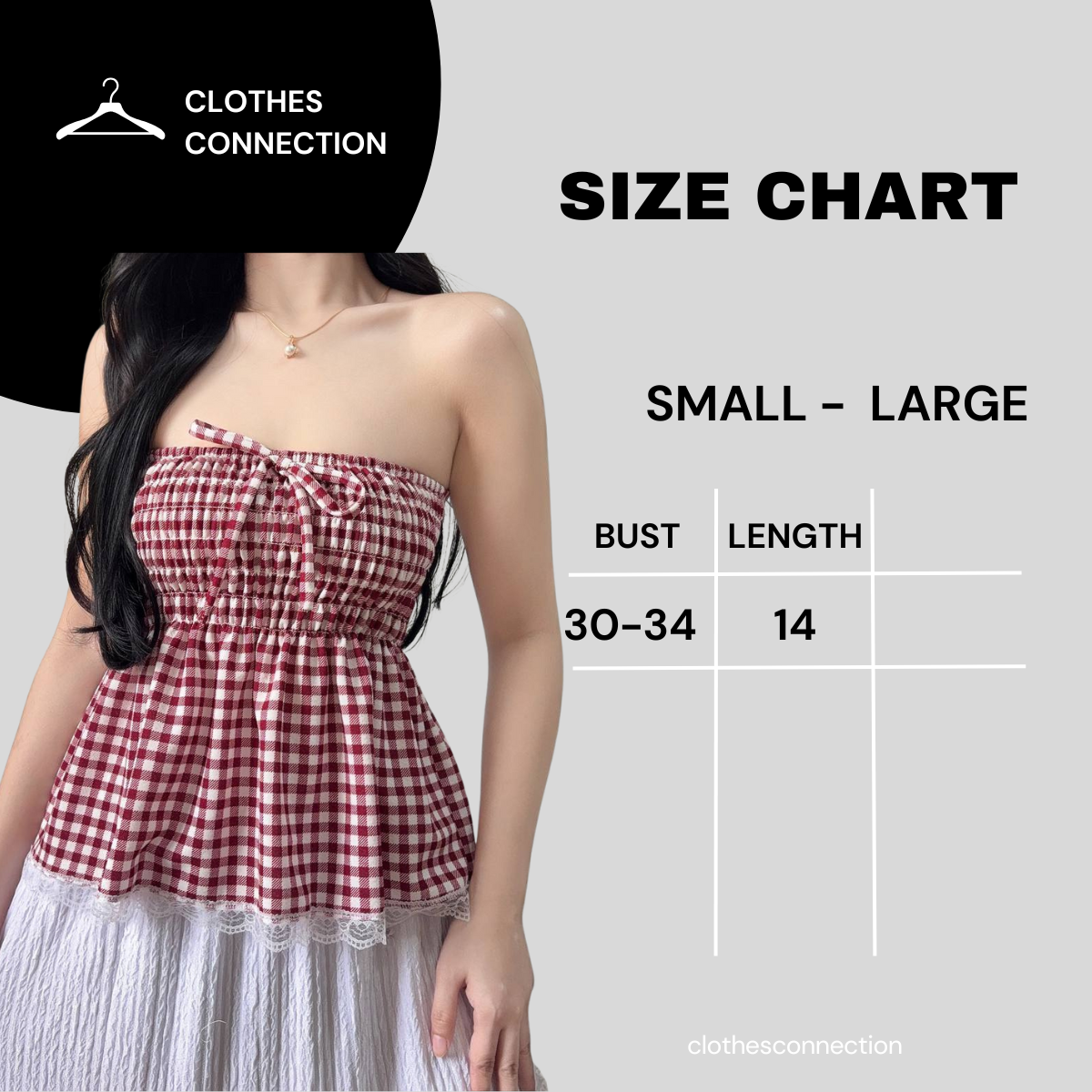 Smocking Tube Top for Women Korean Style Sexy Outfit Aesthetic Tops ...
