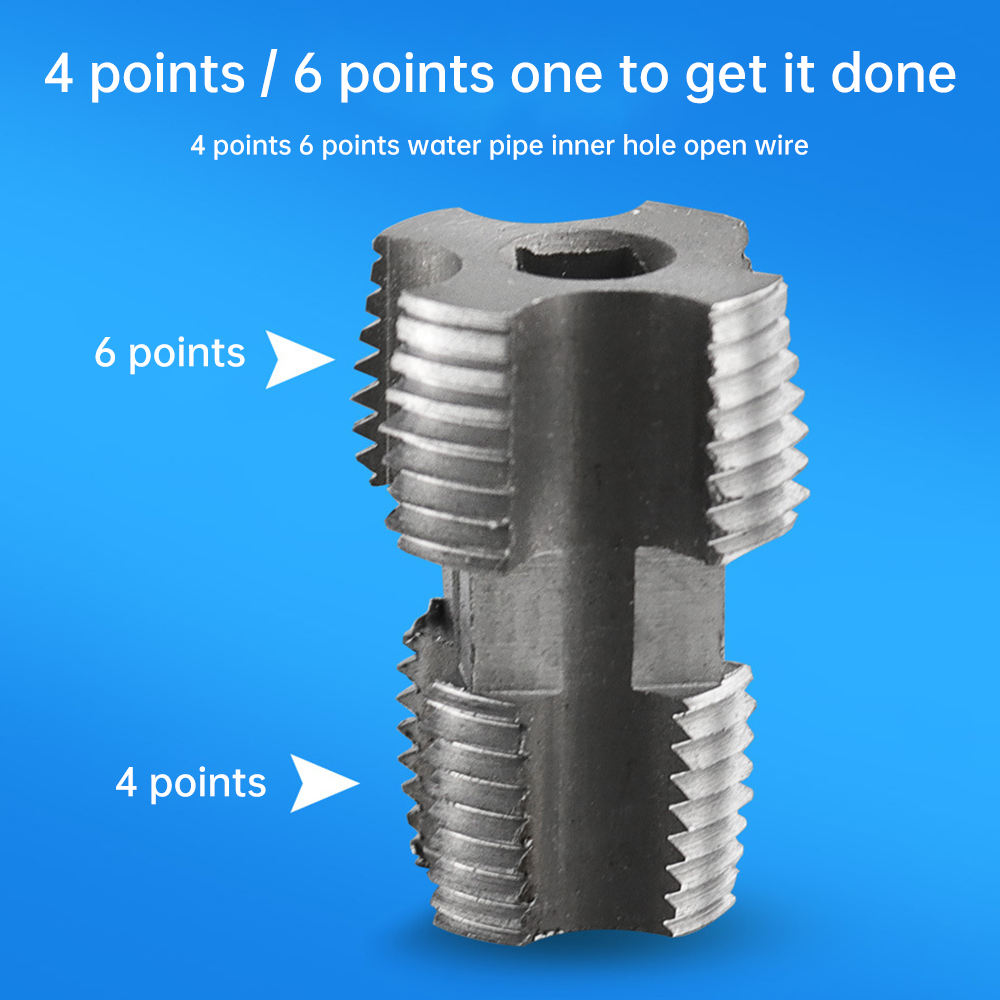 PPR PVC Internal Thread Tap – Manual/Electric Compatible Pipe Threading ...