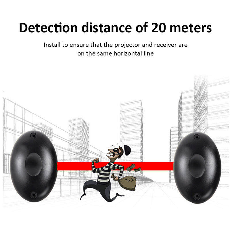 2 PCS Infrared Beam Detector IR Alarm 20M Sensor Auto Door Light Sensor ...