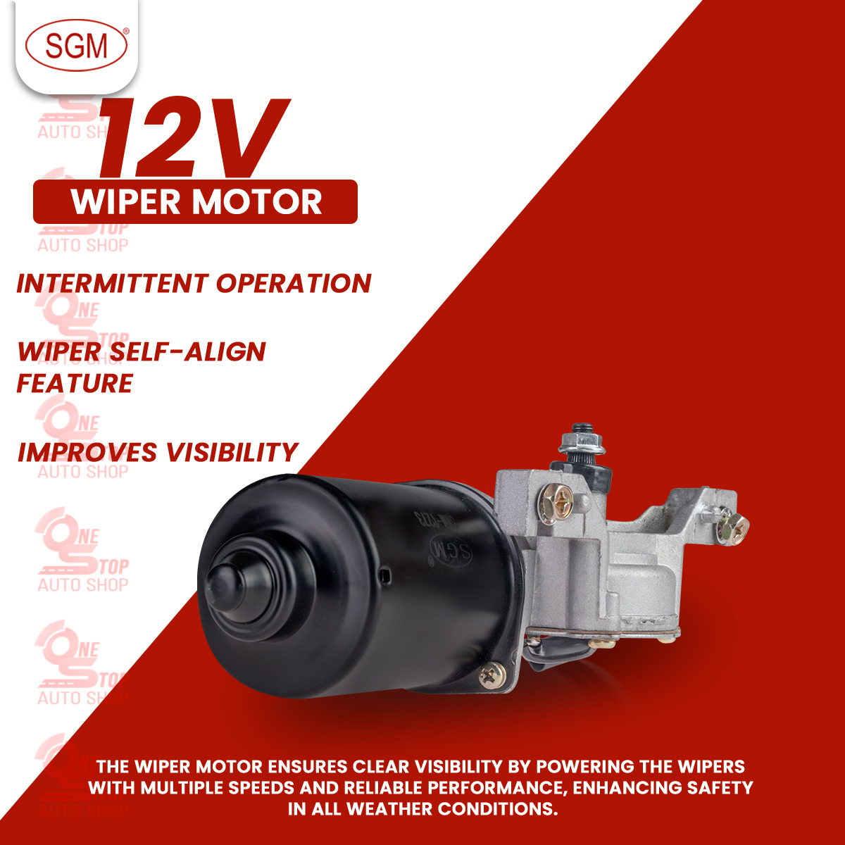 TOYOTA INNOVA WIPER MOTOR 12 VOLTS SGM (1PC) | Shopee Philippines