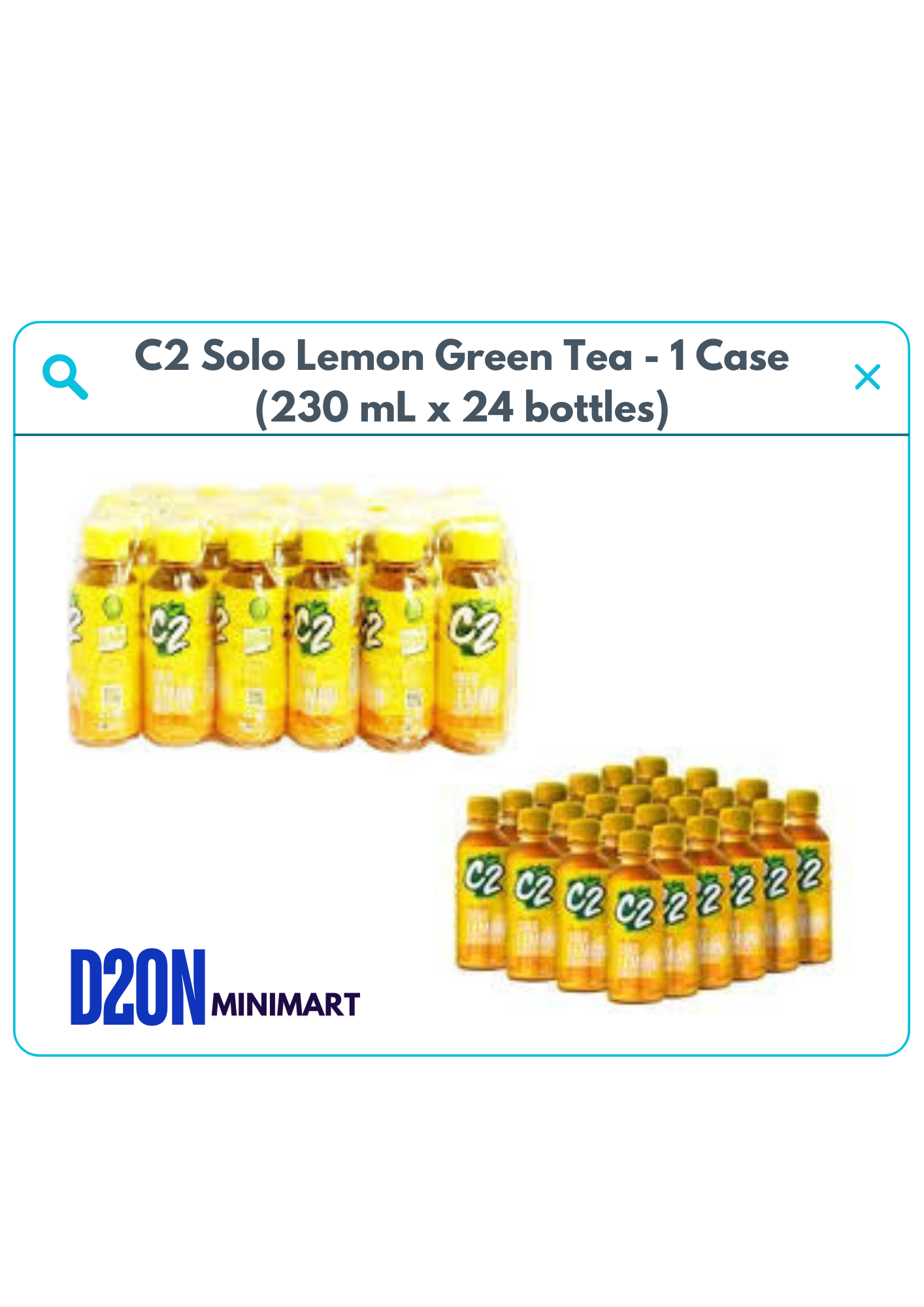 C2 Solo Lemon Green Tea - 1 Case (230 mL x 24 bottles) | Shopee Philippines
