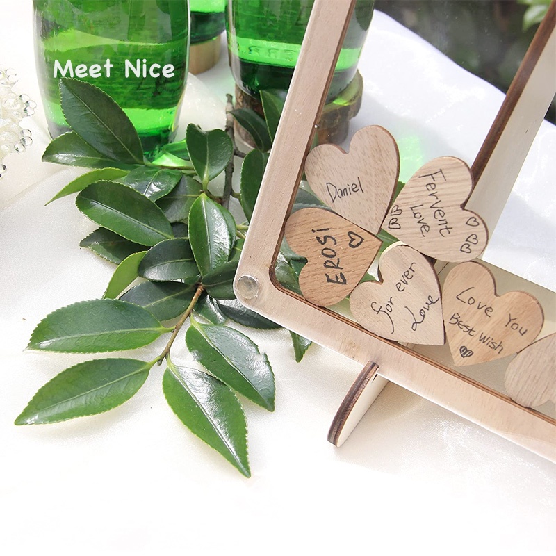 Wedding Guest Book Rustic Wedding Book for Guests to Sign Guest Book ...