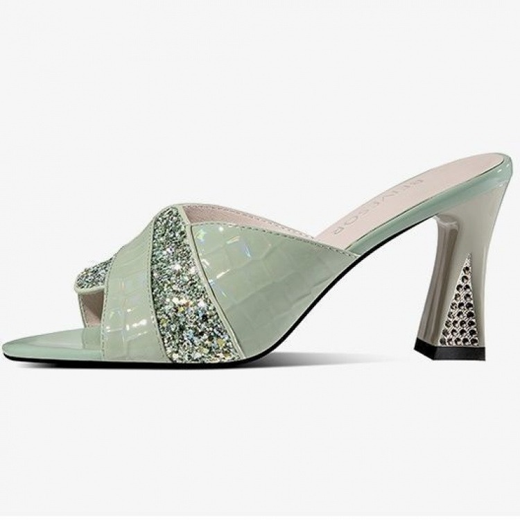 JAHVIO korean white sandals for women with heels 2 inch Wedding Party ...