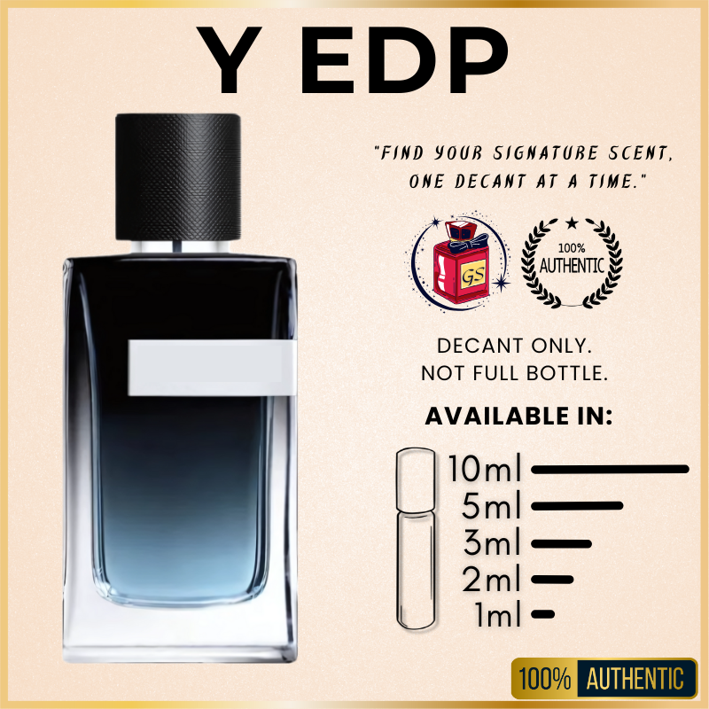 【DECANT/TAKAL】Y EDP (1ml ~ 10ml) PERFUME FOR MEN【NOT FULL BOTTLE ...