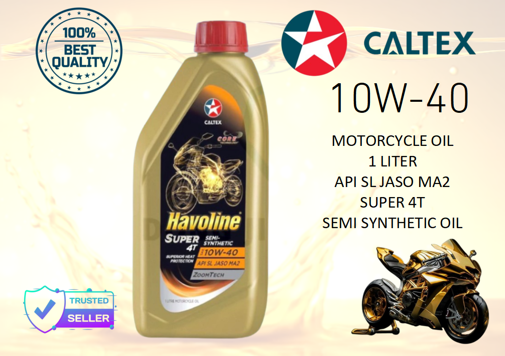 TMT "MOTORCYCLE OIL Havoline Formula SAE 10W30 EZY 4T SAE 20W40 Super ...