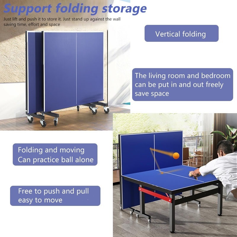 Standard Table Tennis Table Rainproof And Sunproof with Wheels ...