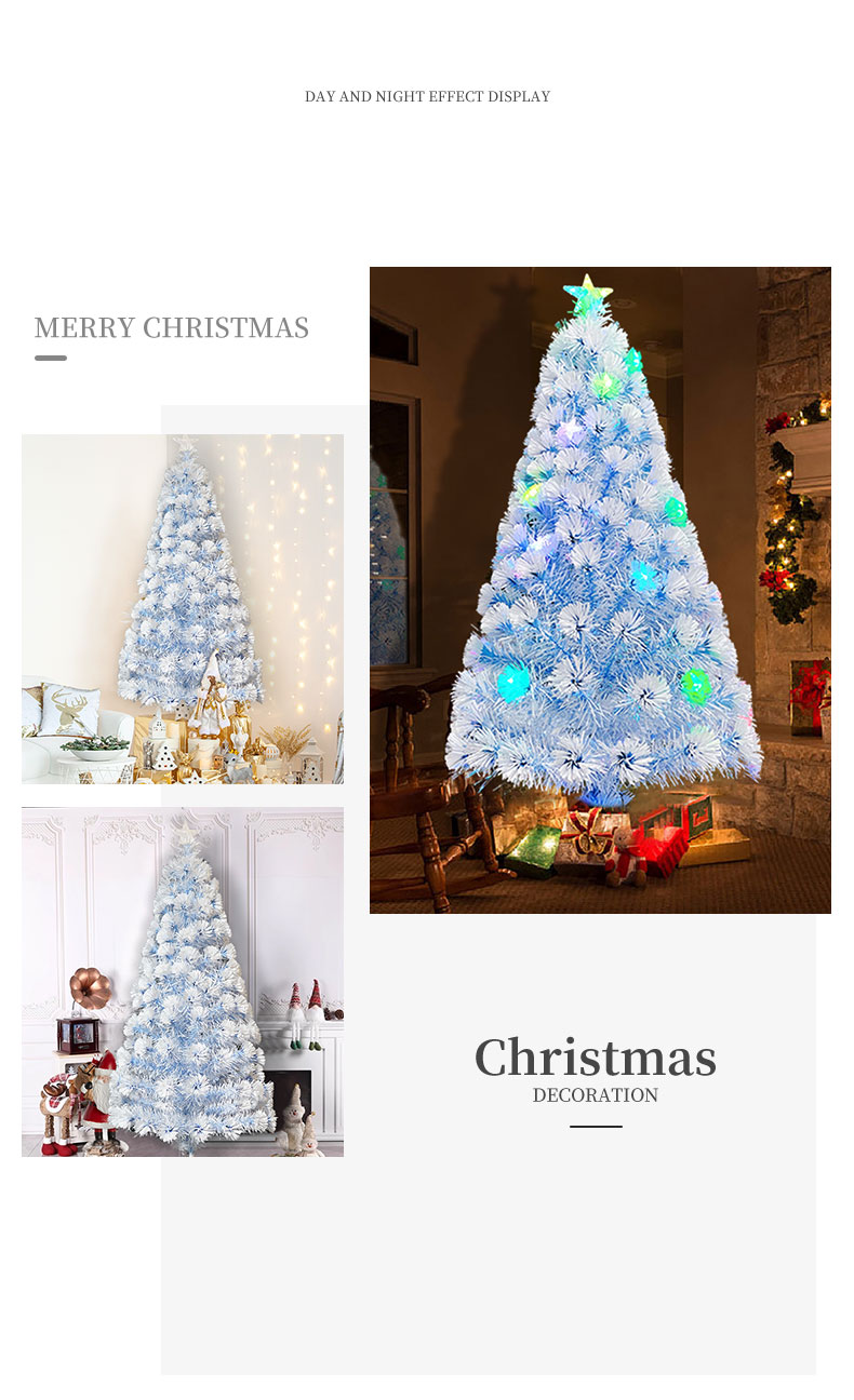 GSE Christmas Tree PVC Artificial Snow Christmas Tree Decoration ...