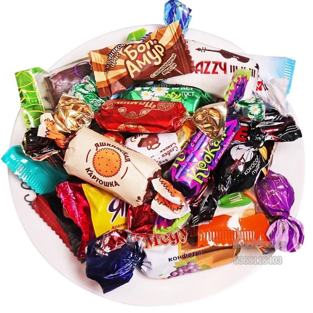 Russian Chocolate Mixed Fructose Candy 250G - CHOCOLATE CANDY NA MAY ...