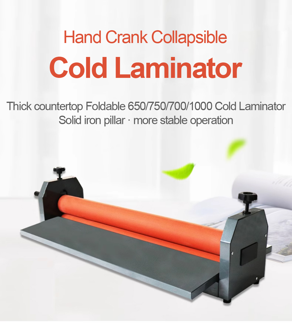 DEKES Foldable Hand-Operated Cold Laminator with Bubble-Free Laminating ...