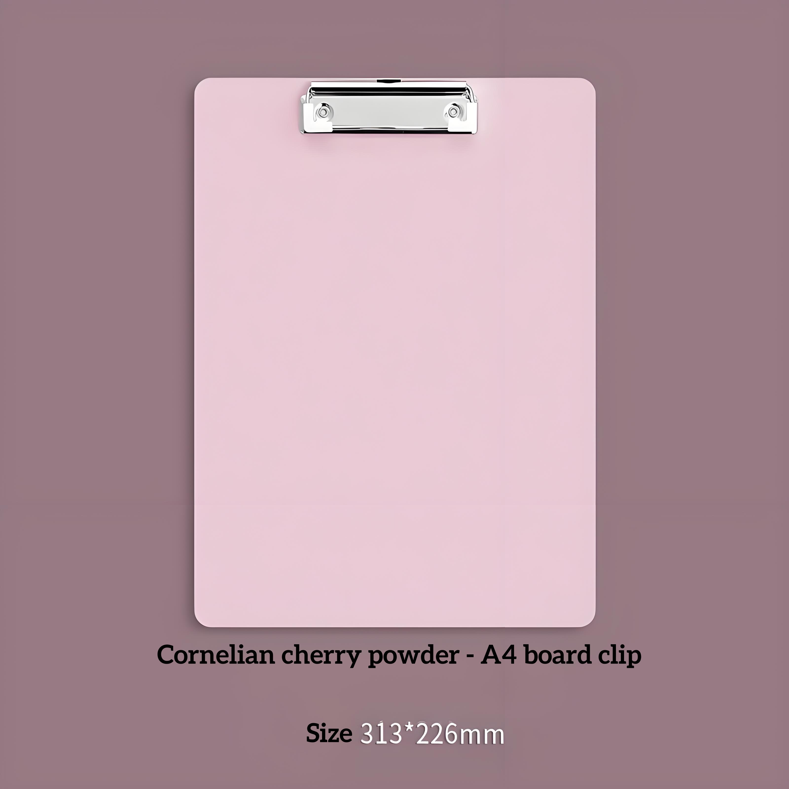 A4 Color Clipboard,Clipboard With Hard Cover And Long Clip,Suitable For ...