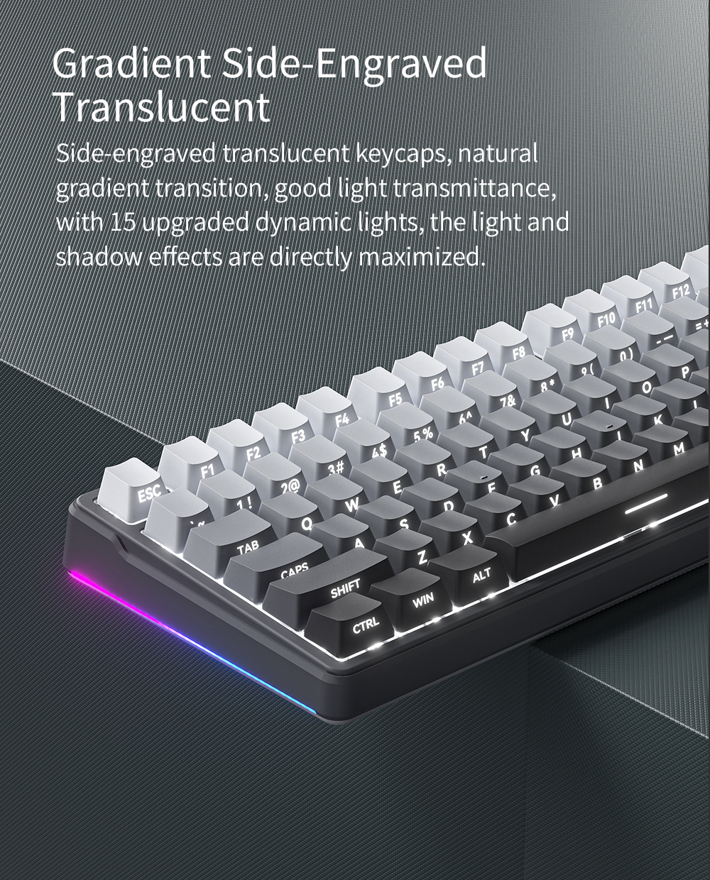 ZIFRIEND ZT99 Wired Mechanical Keyboard With Numpad Hot Swappable ...