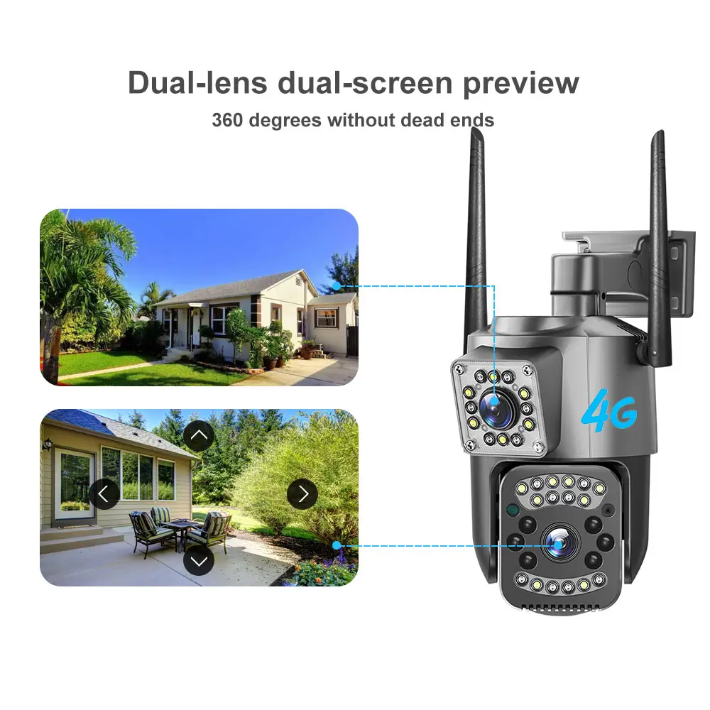 V380 Wireless Dual lens Outdoor Waterproof Wifi 360 Cctv Camera HD ...