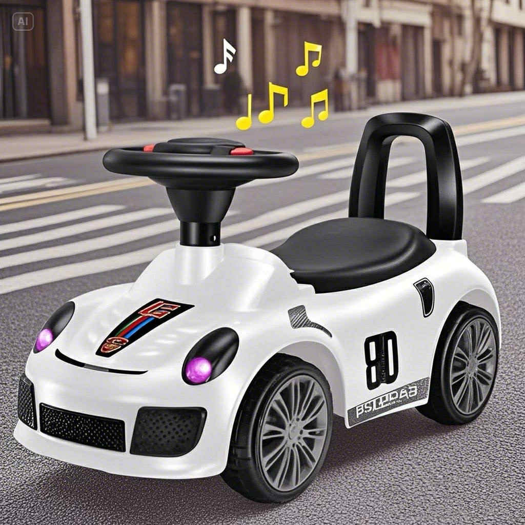 Baby Manual Ride On Twisting Car Toy Car with Music and Lights (1 to 5 ...