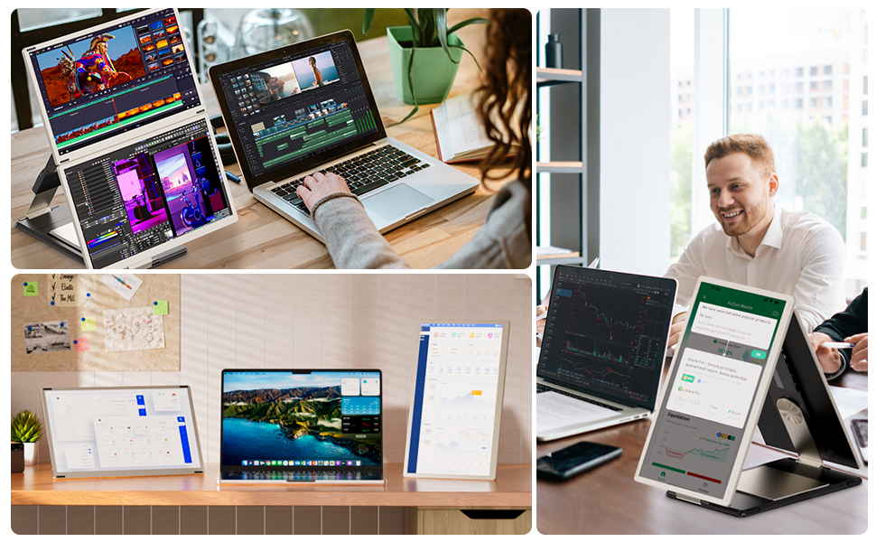 15.6-inch high-definition portable display, suitable for mobile phones ...