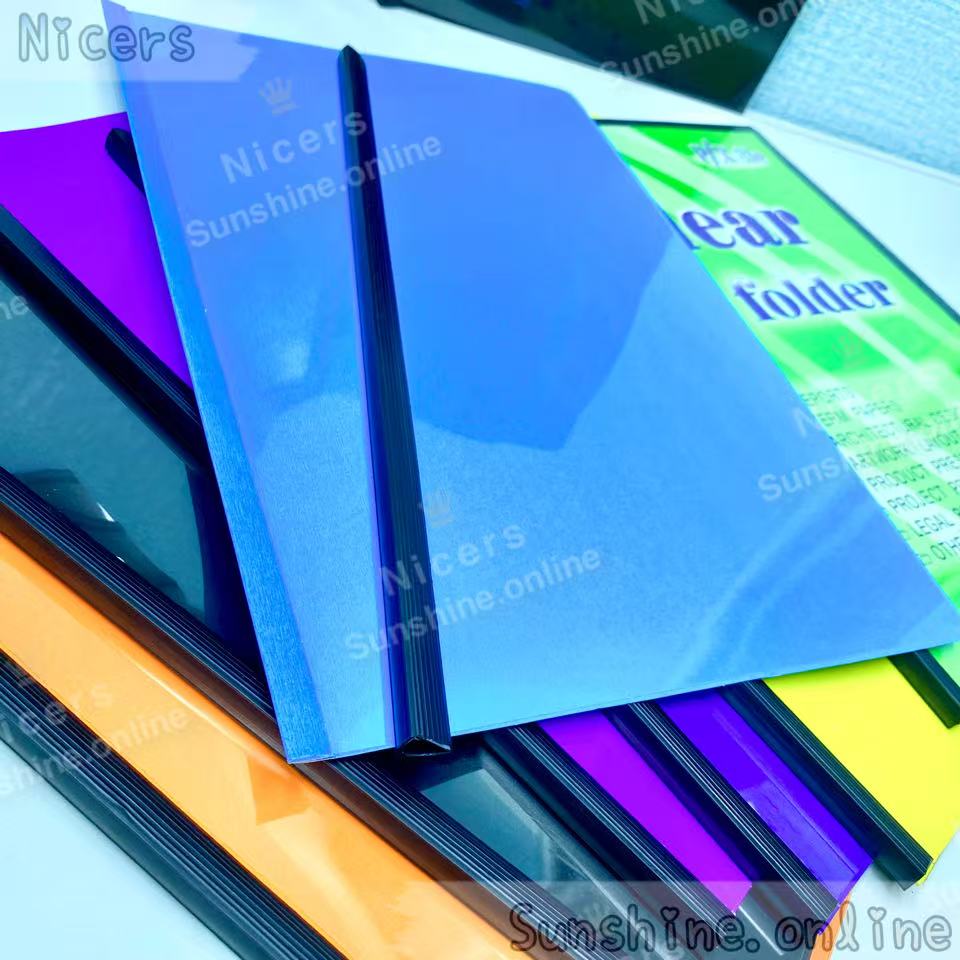 5pcs/set Clear Folder Sliding Folder Long P/X File for Reports | Shopee ...
