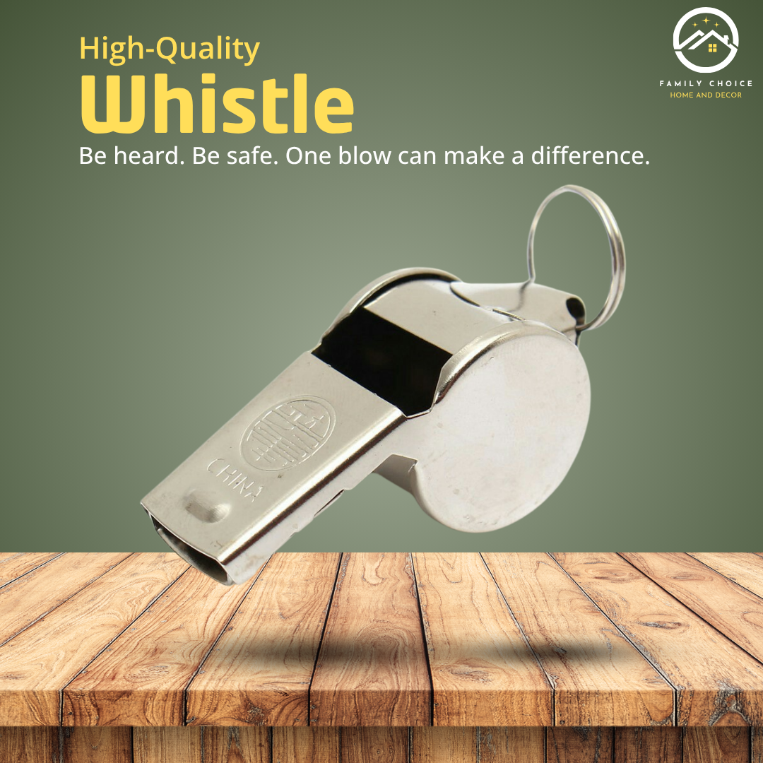 Whistle Metal Safety – Loud Stainless Whistles for Emergency, Sports ...