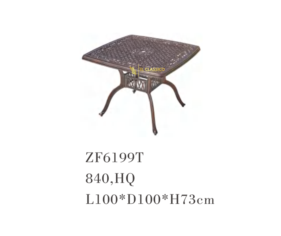 CAST ALUMINUM TABLE NON RUST OUTDOOR PATIO SET | Shopee Philippines