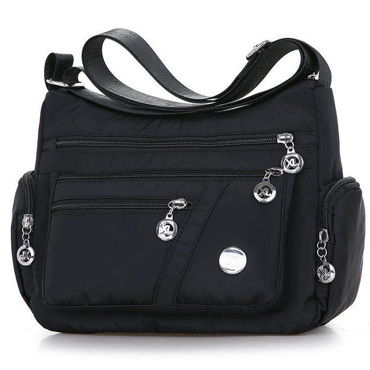 SAMBAG#702 Simple Nylon Sling Bag to Shoulder Bag Good to Carry for ...