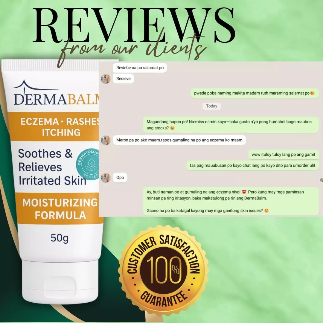 Derma Balm ECZEMA RASHES ITCHING Cream - 50g | Soothes & Relieves ...