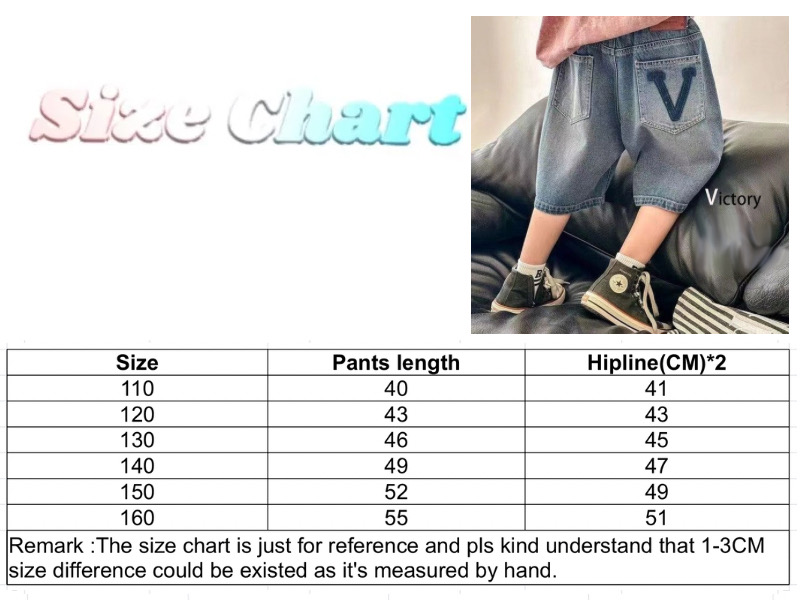 New Maong Short for Kids Boys Trendy Korean Style Jorts Casual Denim ...
