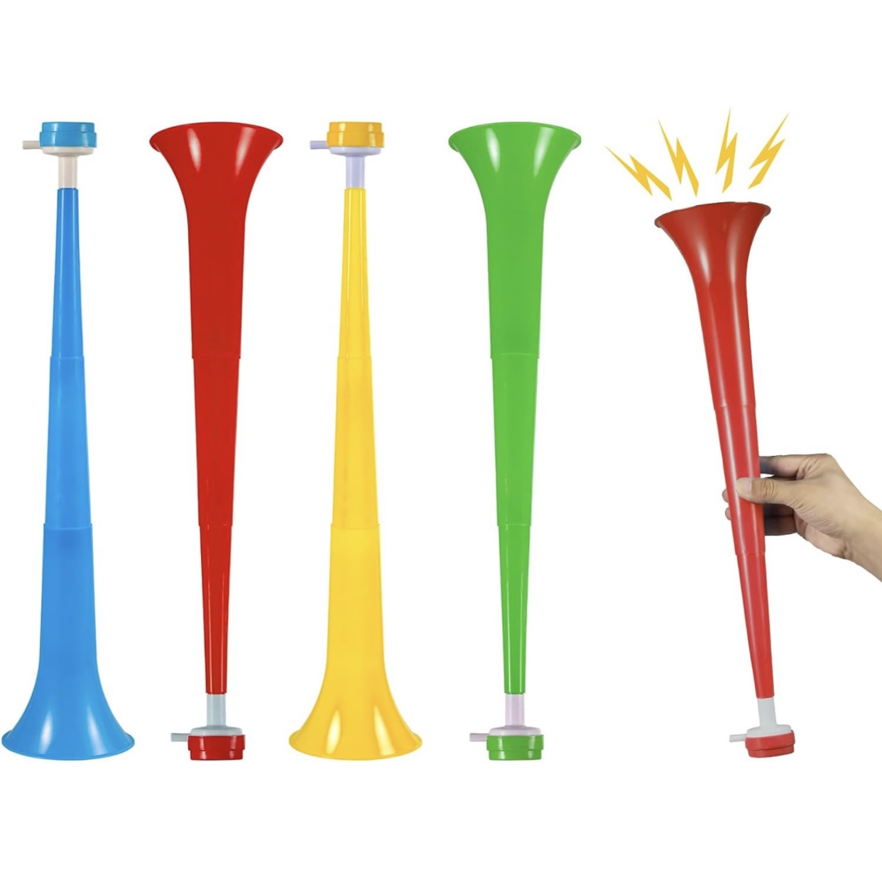 JVL 1/2/3/4Layers torotot,plastic trumpet,loud horn,music toys,noise ...