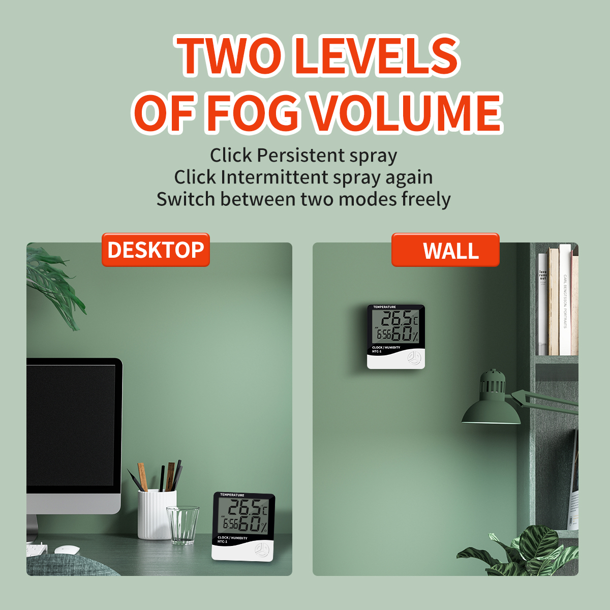 Digital Thermometer Hygrometer with Humidity Alert Indoor Climate ...