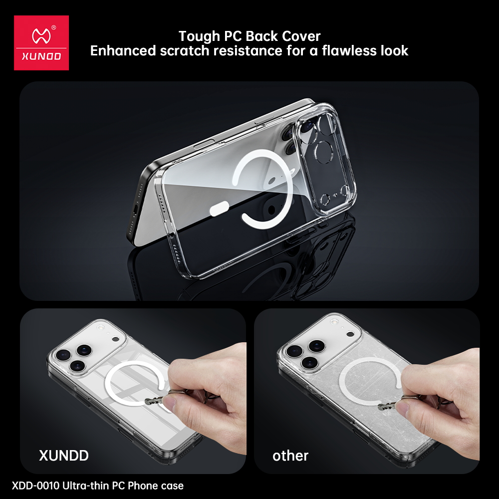 Xundd Ultra Slim For Magnetic Crystal Clear Phone Case For iPhone17/Pro ...