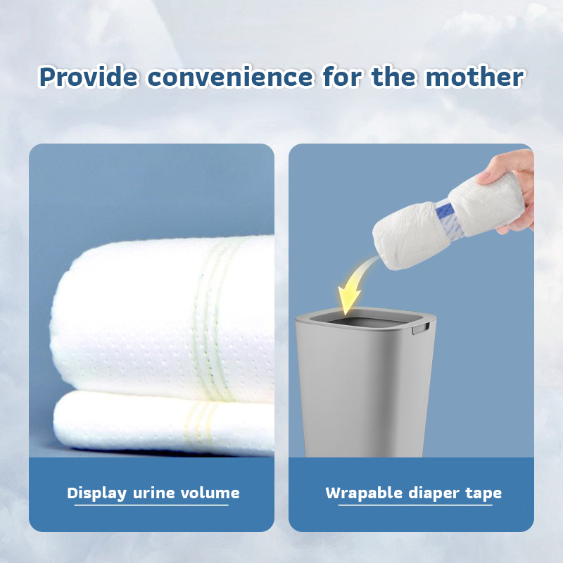 Babypopo Baby Diaper or Pull Up Pants Tapes S/M/L/XL/XXL/3XL Ultra-thin ...