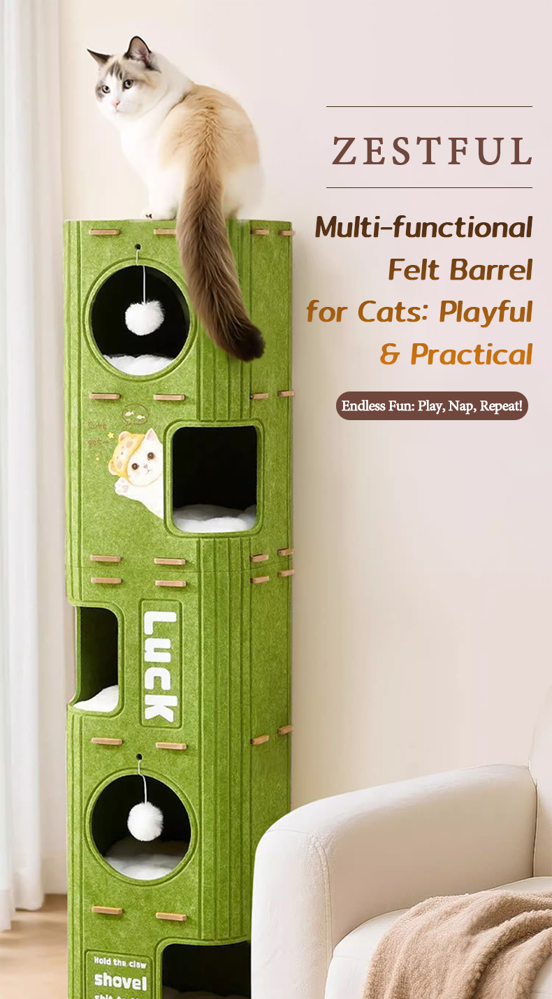 PG Extra Large Cat Tree Scratch Proof Condo Home for Multiple Cat All ...