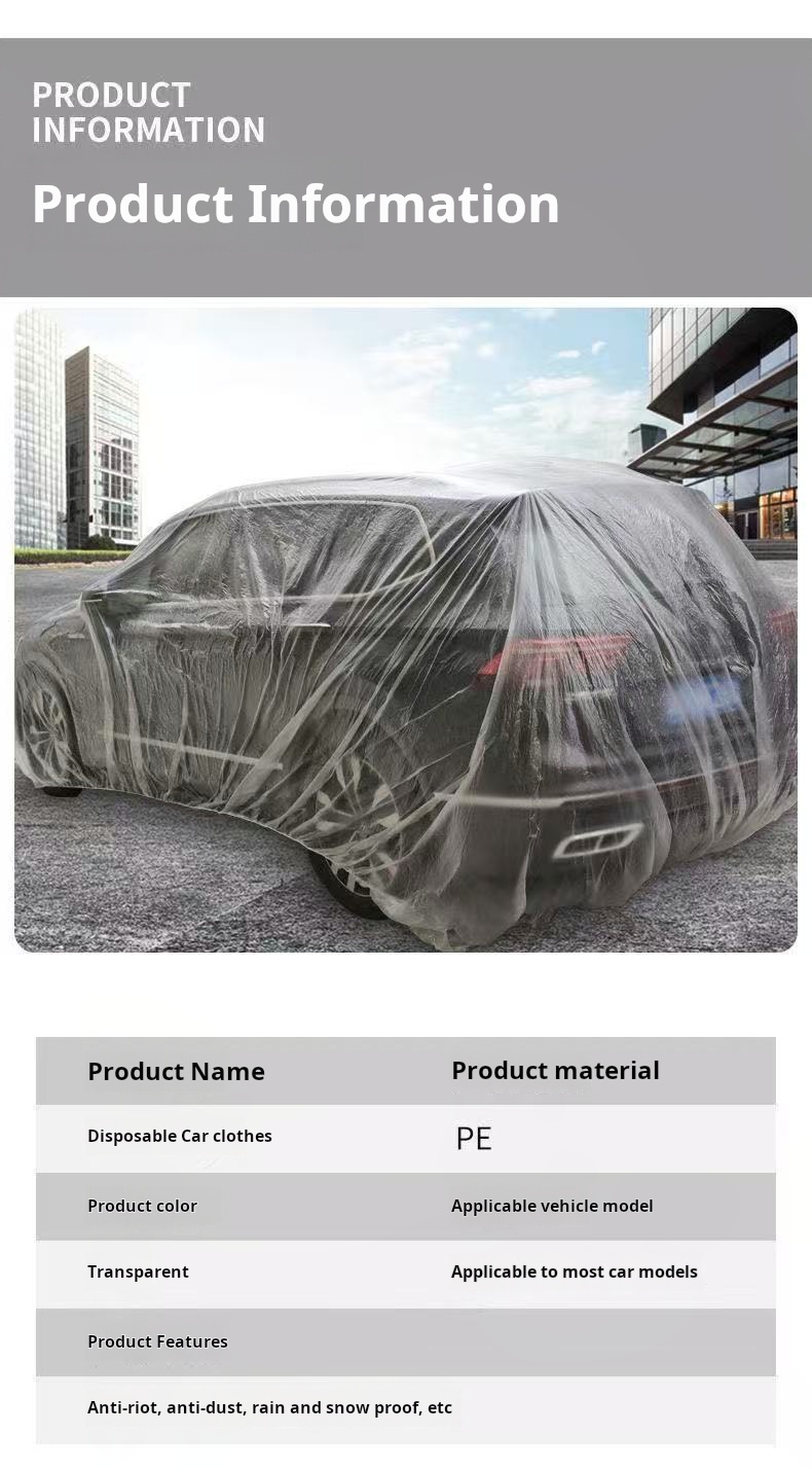 Multi-Layer PE Car Cover - Superior Waterproof/Dustproof Performance ...