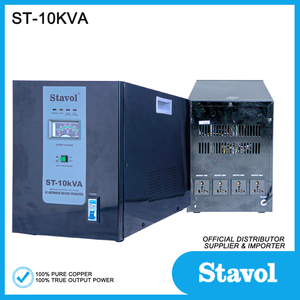 Stavol ST-10KVA 10000VA 10000W Automatic Voltage Regulator | Shopee ...