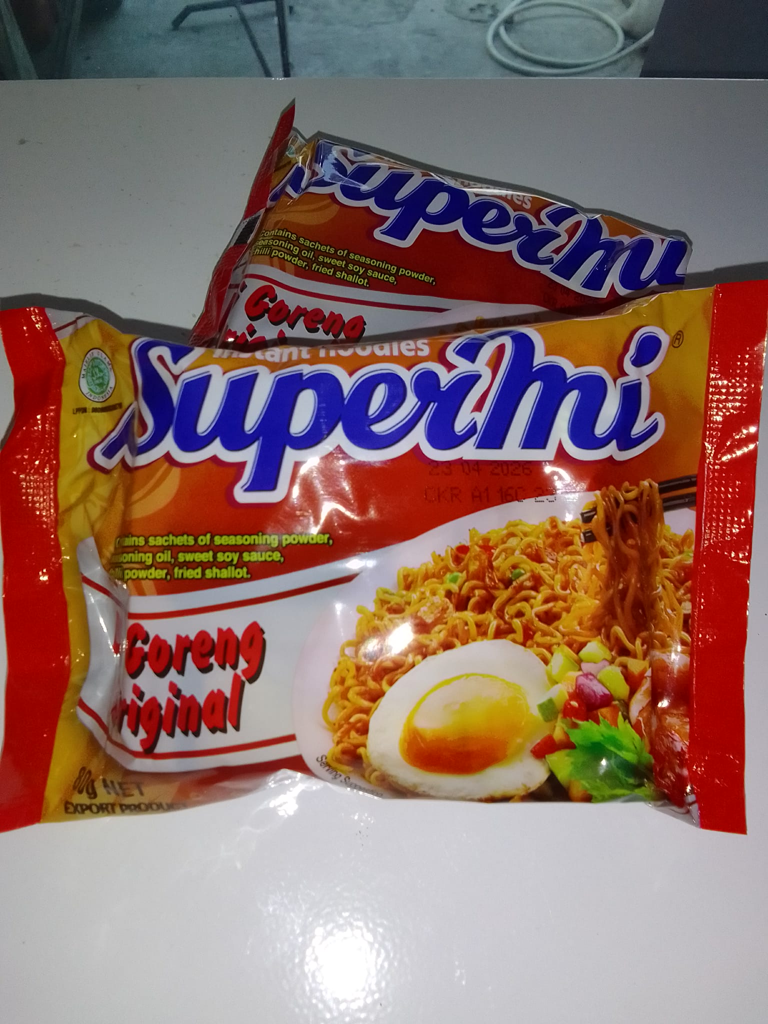 Mi Goreng Original Super Mi with chilli 80g | Shopee Philippines