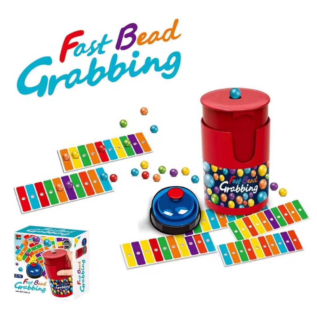Fast Bead Grabbing Color Bingo Ball Game Fun Board Games Toys Matching ...