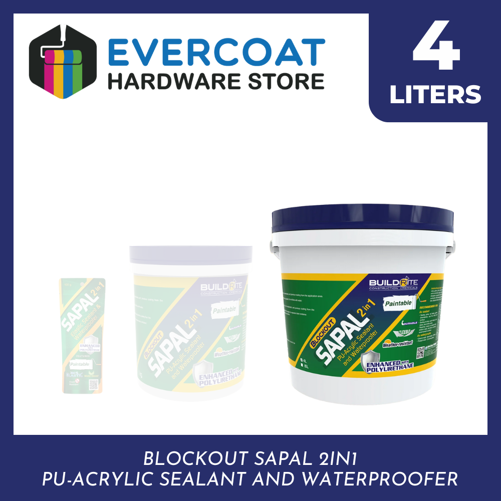 SAPAL 2 in 1 Paintable Elastic Sealant & Waterproofer, For Parapet Wall ...