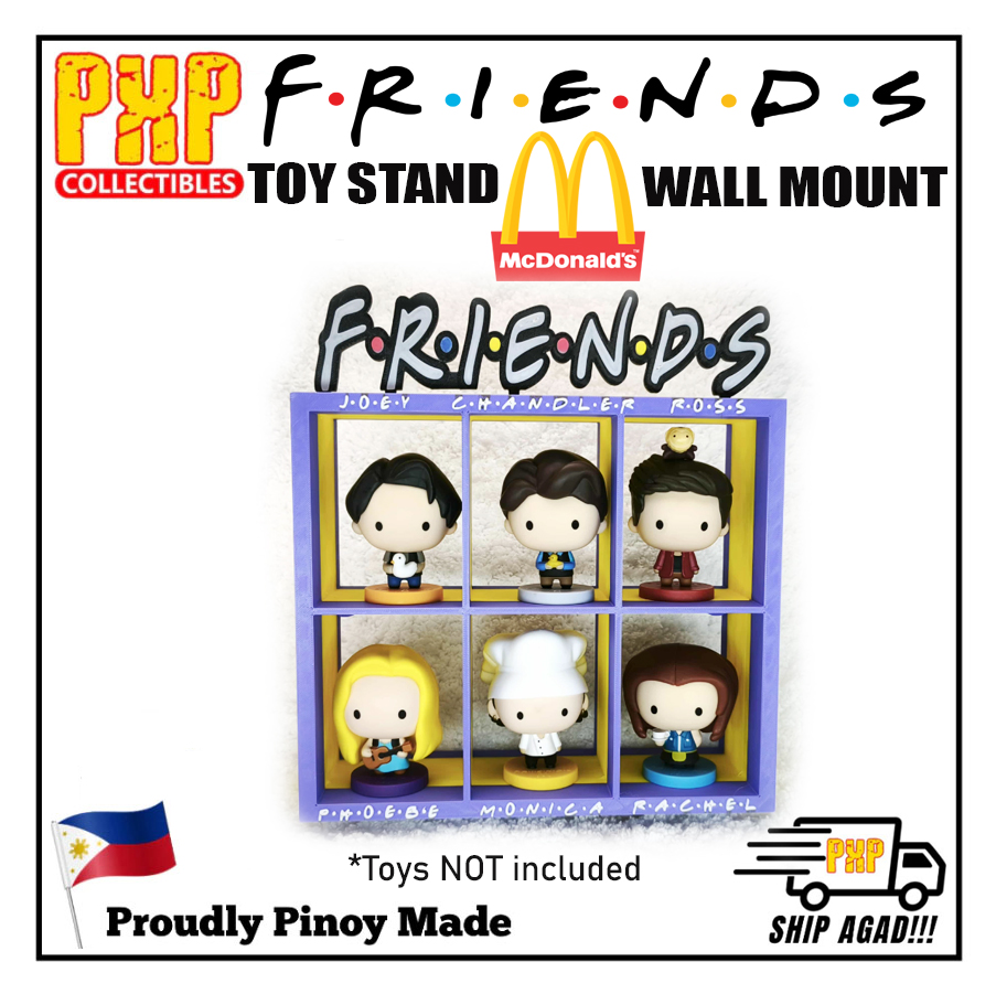 F.R.I.E.N.D.S WALLMOUNT / Display Desktop Stand 6 Slots Friends ...