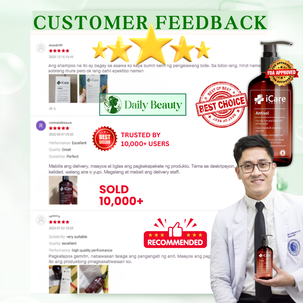 [Trust by Doctor] iCare Pharma Anti-Dandruff Shampoo That Eliminates ...