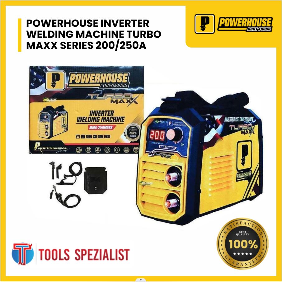 POWERHOUSE INVERTER WELDING MACHINE TURBO MAXX SERIES 200/250A | Shopee ...
