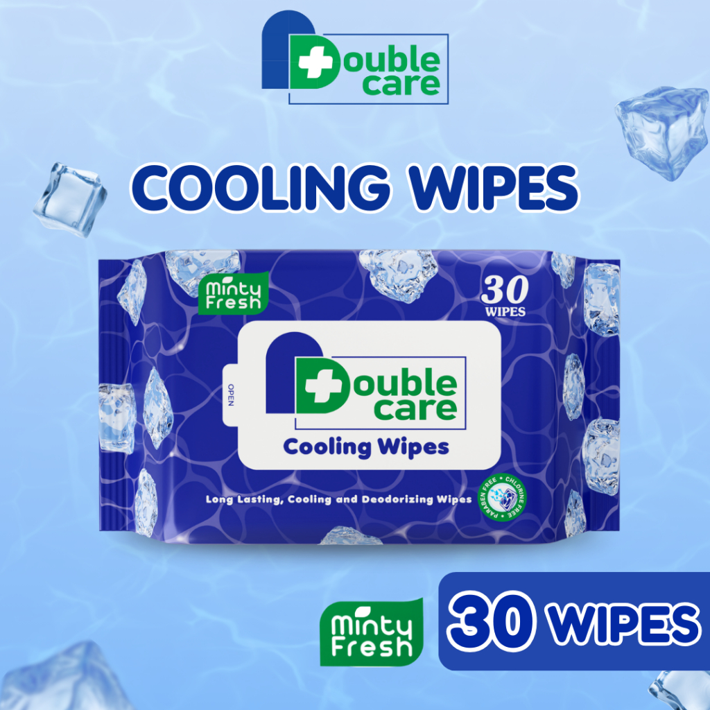 Double Care Cooling Wipes 30s (12 Packs) | MEGA BUNDLE | Menthol Anti ...